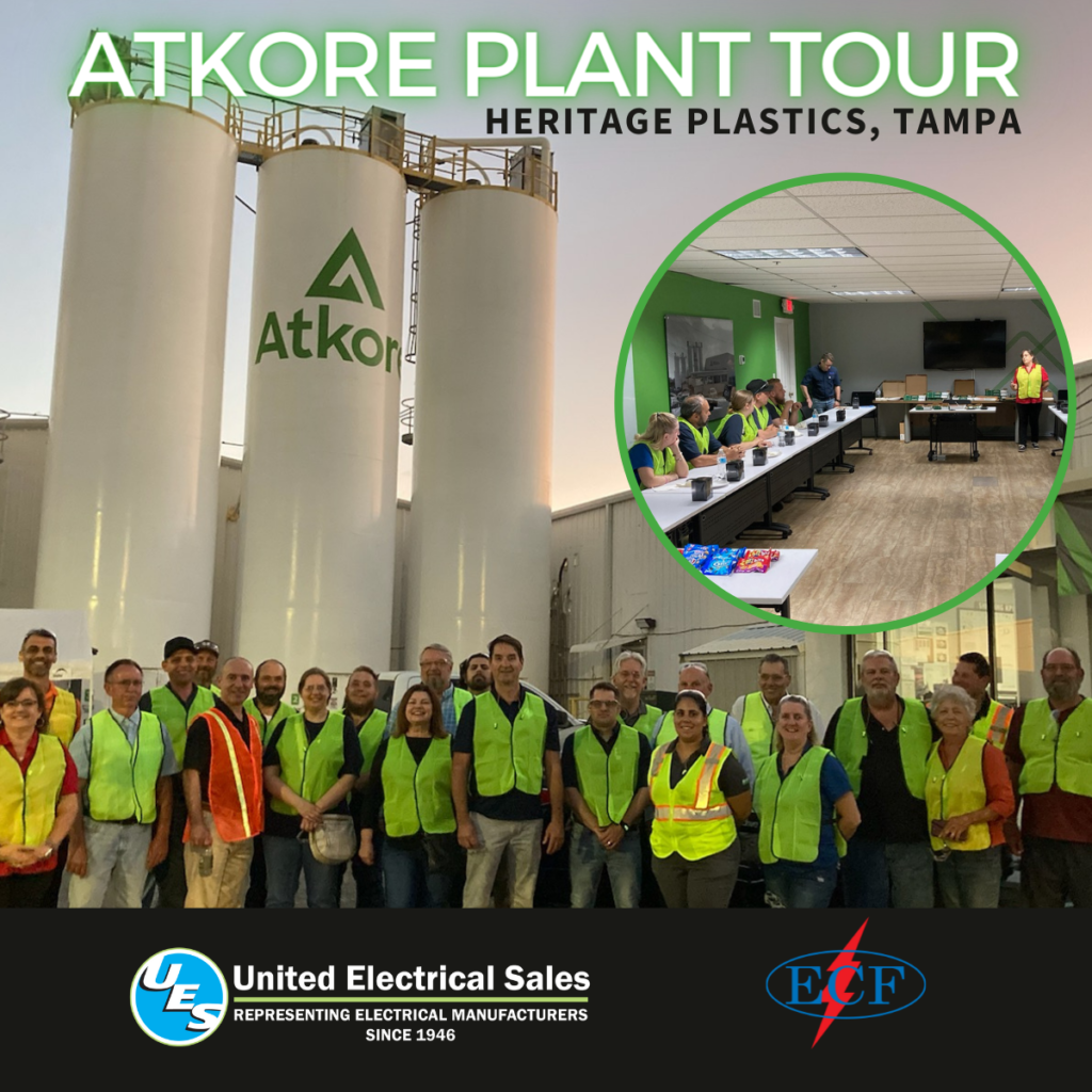 Bryan Squeri of UES Arranges Tour of the Atkore Heritage Plastics ...