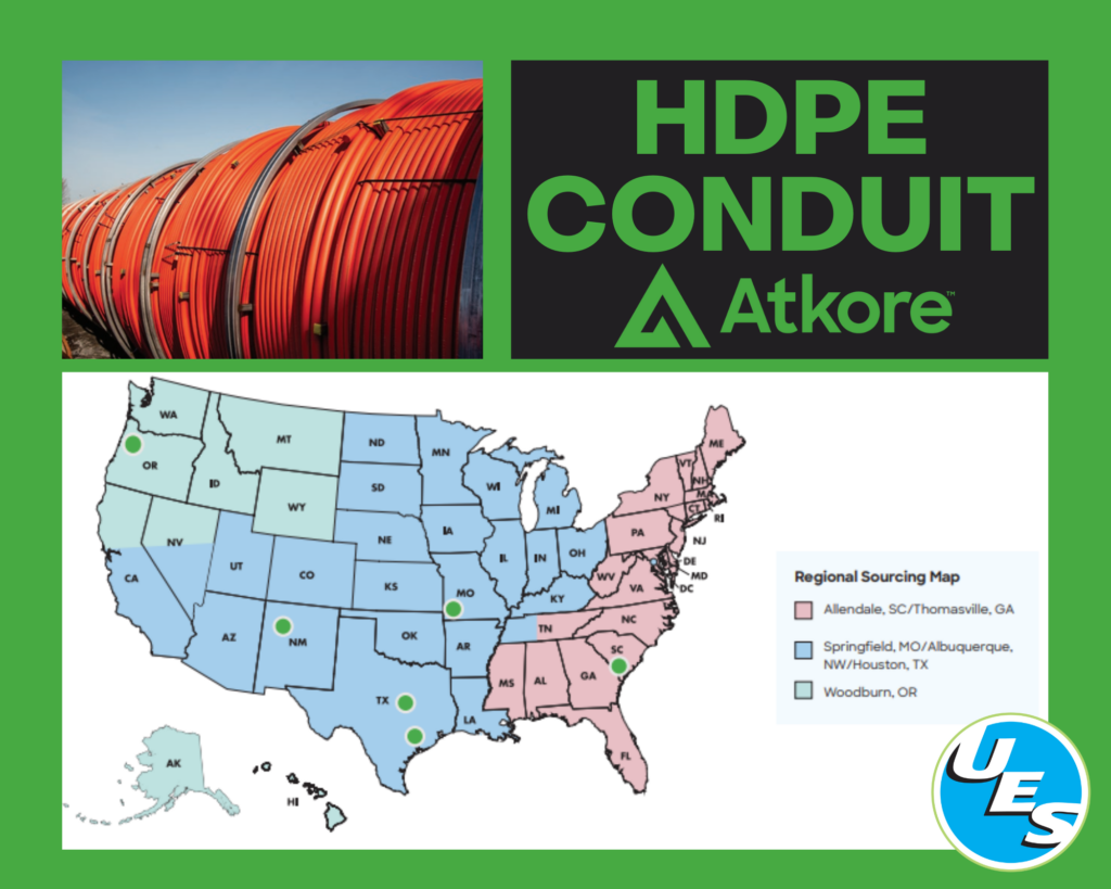 UES Represents The Atkore HDPE Product Line In All Of Our Markets ...